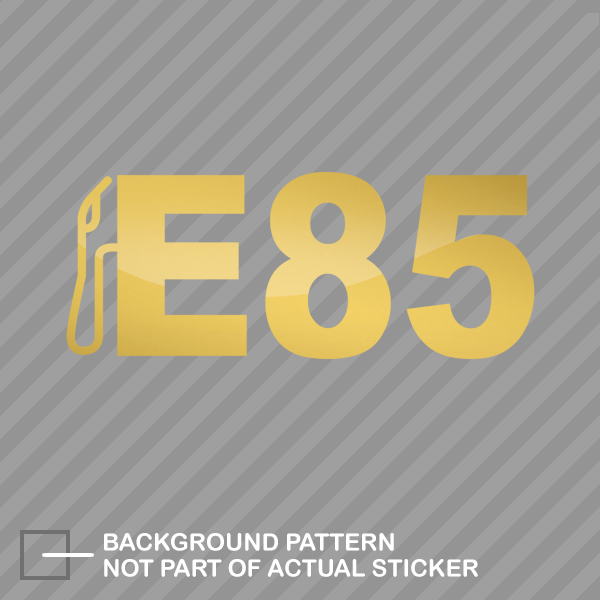 E85 Sticker Decal Vinyl fossil fuels ethanol fuel | eBay