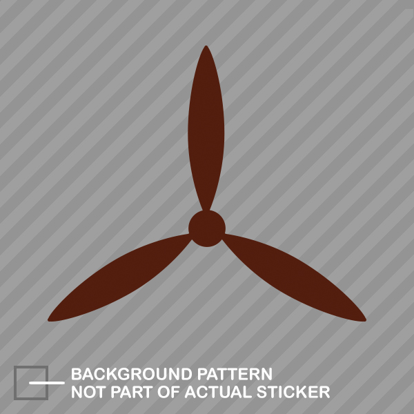 Propeller Sticker Die Cut Decal flyer flying aviator | eBay