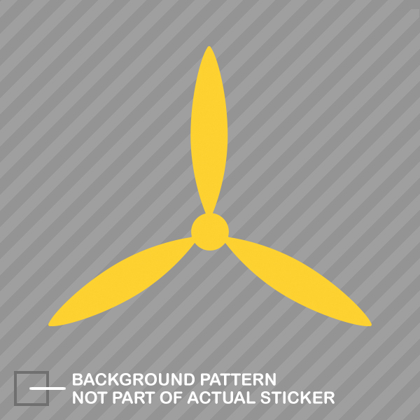 Propeller Sticker Die Cut Decal flyer flying aviator | eBay