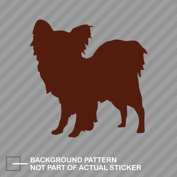 Papillon Sticker Decal Vinyl dog canine pet | eBay