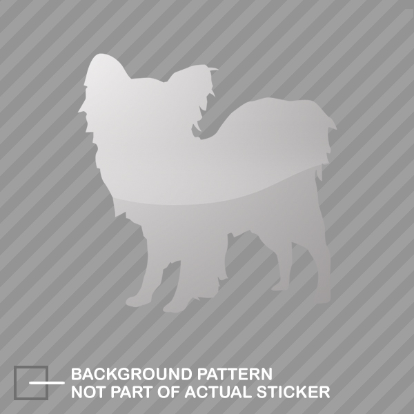 Papillon Sticker Decal Vinyl dog canine pet | eBay