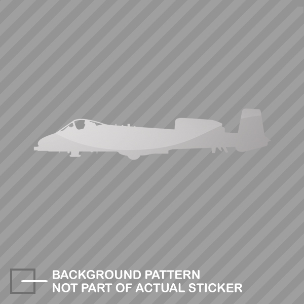 Side View A-10 Thunderbolt II Sticker Die Cut Decal a10 | eBay
