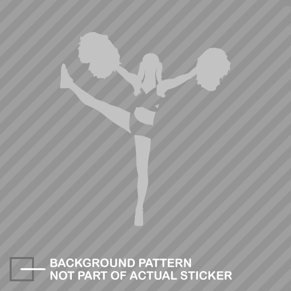 Cheerleading Cheerleader Sticker Die Cut Decal #2 cheer | eBay