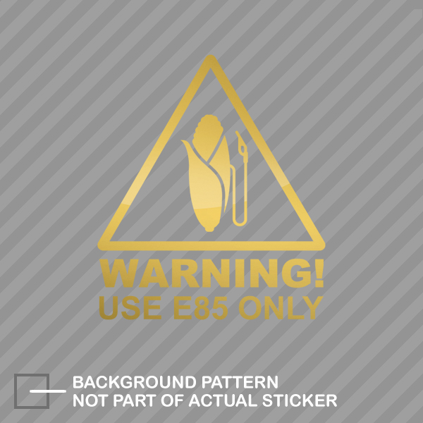 E85 Only Sticker Decal Vinyl ethanol clean energy | eBay