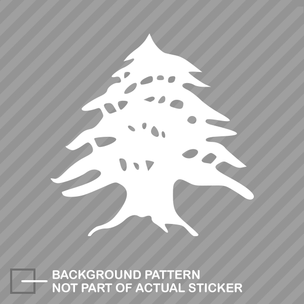 Cedar Tree Sticker Decal Vinyl Lebanon Lebanese | eBay