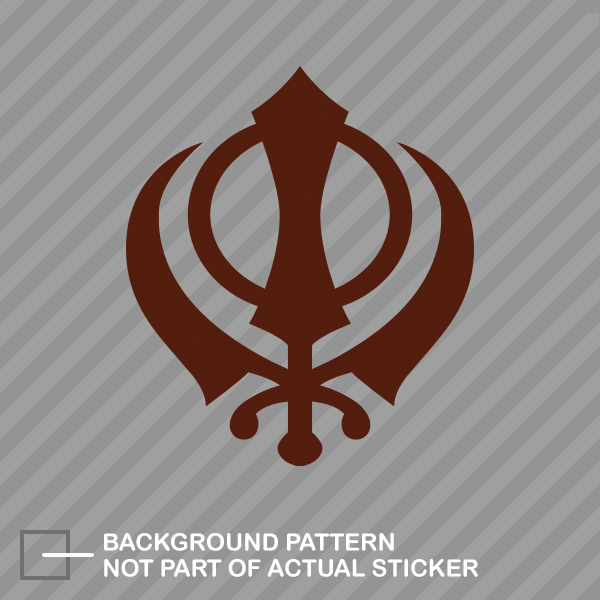Sikh Symbol Sticker Decal Vinyl sikhism religion | eBay