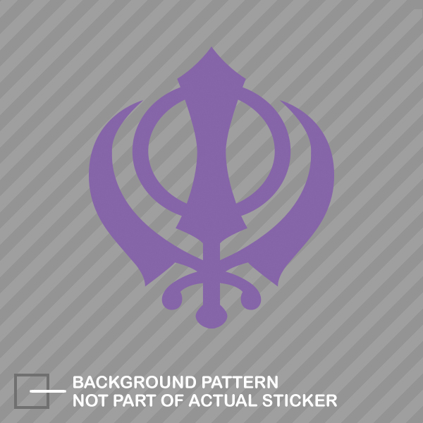 Sikh Symbol Sticker Decal Vinyl sikhism religion | eBay