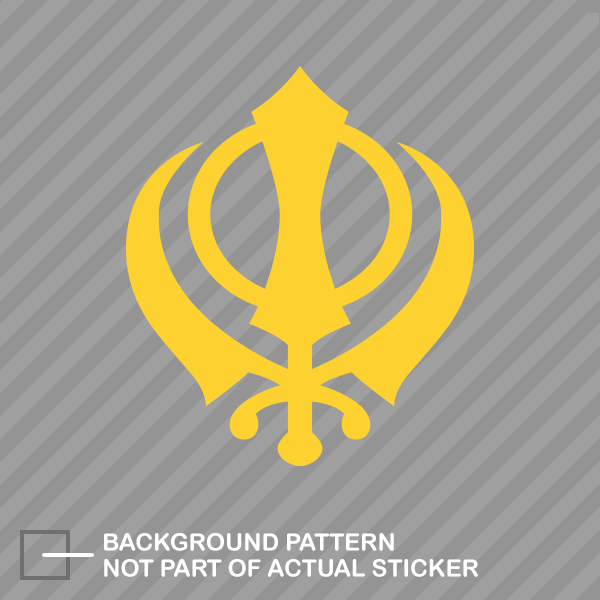 Sikh Symbol Sticker Decal Vinyl sikhism religion | eBay