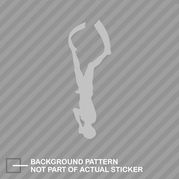 Freediving Sticker Decal Vinyl free diving underwater swimming ocean ...