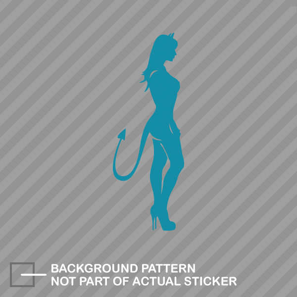 Sexy Devil Girl Sticker Decal Vinyl 0 | eBay