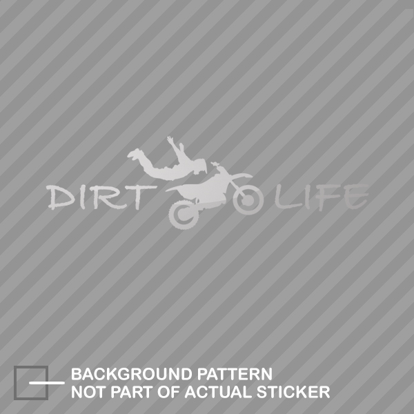 Motorcross "Super Grab" Dirt Life Sticker Decal Vinyl freestyle ...