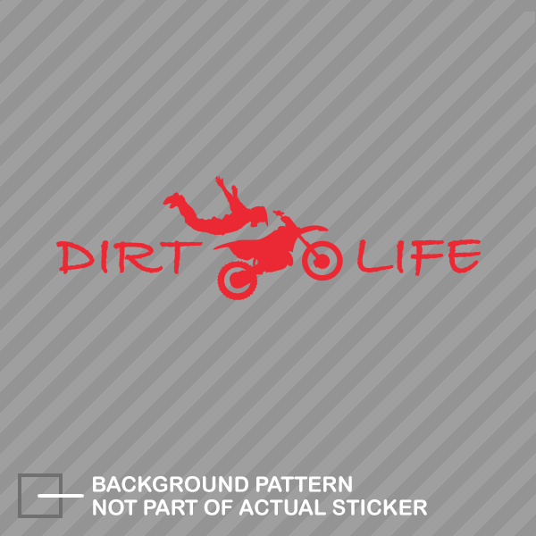 Motorcross "Super Grab" Dirt Life Sticker Decal Vinyl freestyle ...