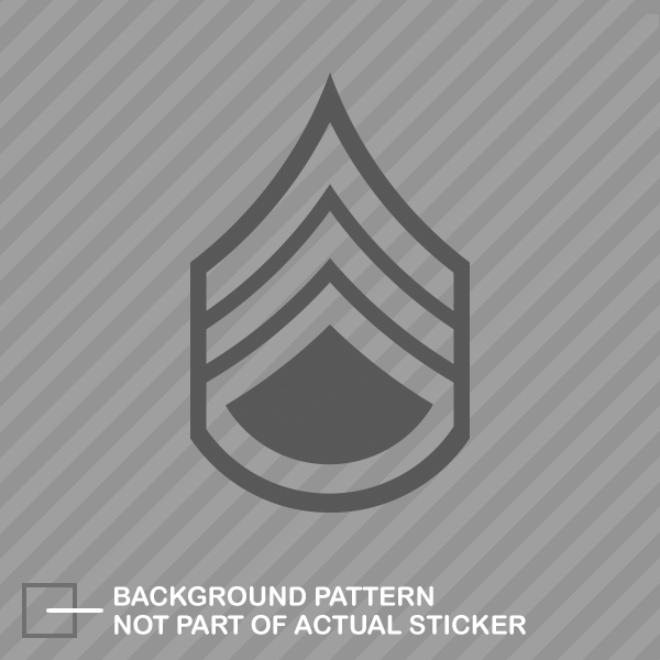 E-6 Staff Sergeant Rank Sticker Decal Vinyl SSG OR-6 E6 US Army | eBay