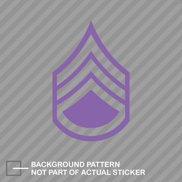 E-6 Staff Sergeant Rank Sticker Decal Vinyl SSG OR-6 E6 US Army | eBay