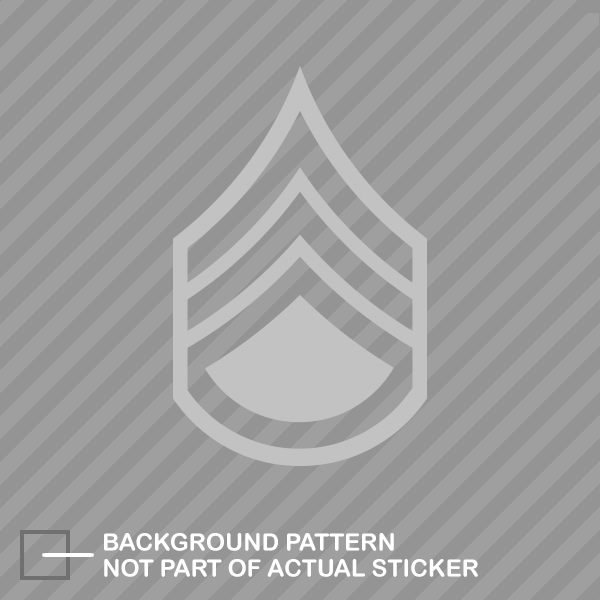 E-6 Staff Sergeant Rank Sticker Decal Vinyl SSG OR-6 E6 US Army | eBay