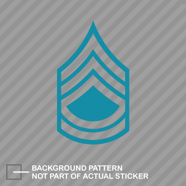 E-7 Sergeant First Class Rank Sticker Decal Vinyl SFC OR-7 E7 US Army ...