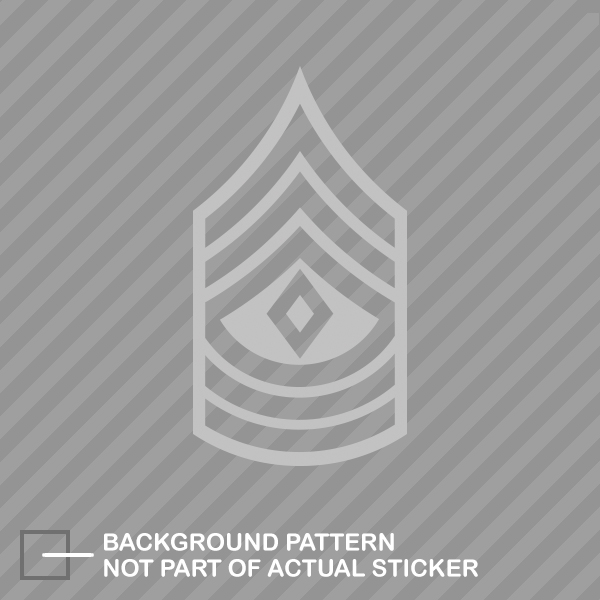 E-8 First Sergeant Rank Sticker Decal Vinyl 1SG OR-8 E8 US Army | eBay