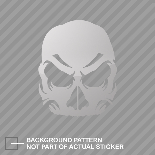 Half Skull Sticker Decal Vinyl | eBay