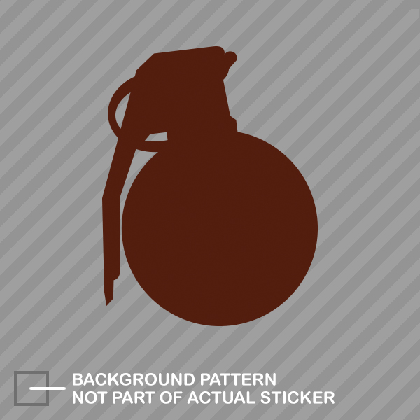 M67 Hand Grenade Sticker Decal Vinyl small bomb fragmentation | eBay