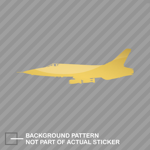 Side View F-105 Sticker Decal Vinyl thunderchief usaf f105 | eBay