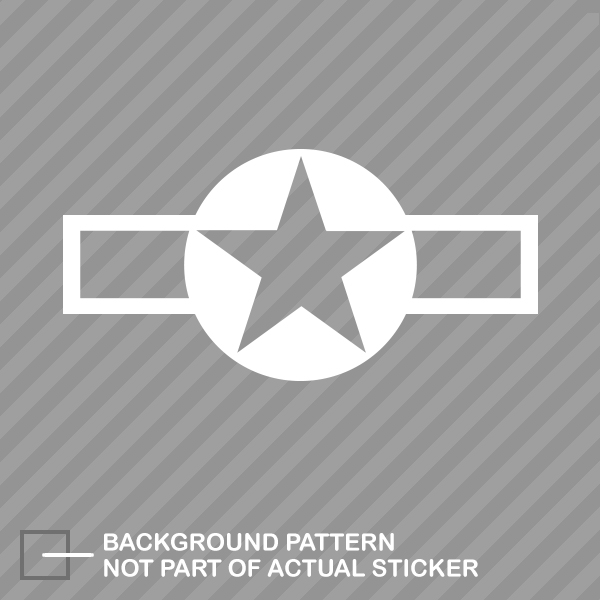 USAF WWII Aircraft Insignia Sticker Decal Vinyl US air force | eBay