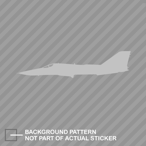 USAF F-111 Aardvark Side View Sticker Die Cut Decal f111 us air force ...