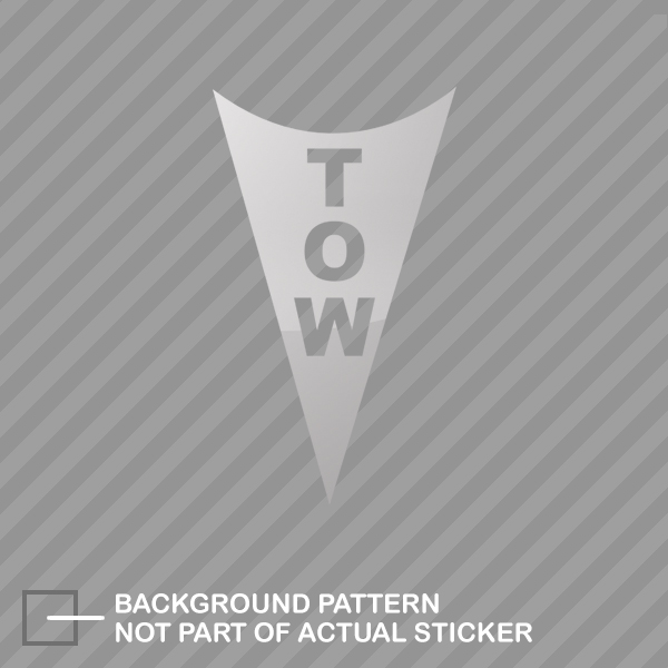 Tow Hook Sticker Decal Vinyl SCCA NHRA point safety | eBay