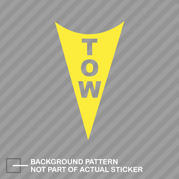 Tow Hook Sticker Decal Vinyl SCCA NHRA point safety | eBay