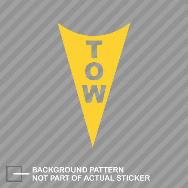 Tow Hook Sticker Decal Vinyl SCCA NHRA point safety | eBay