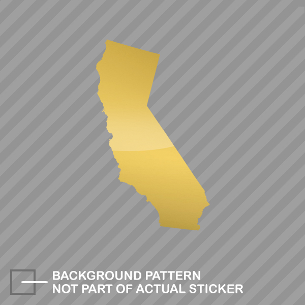 California Shaped Sticker Decal Vinyl CA | eBay