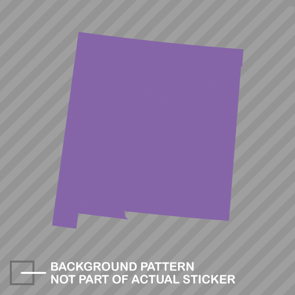 New Mexico Shaped Sticker Die Cut Decal NM | eBay