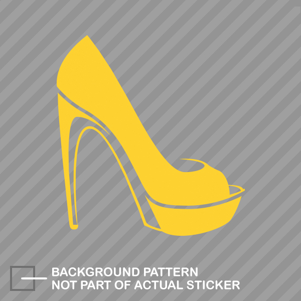 Stiletto Heel Sticker Decal Vinyl sexy | eBay UK