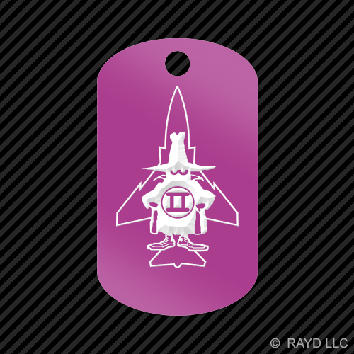 The Spook Keychain GI dog tag engraved many colors F-4 F4 Phantom Ghost ...